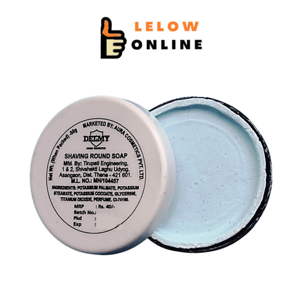 Delmy Shaving Soap Round 50 grams - Lelow Online